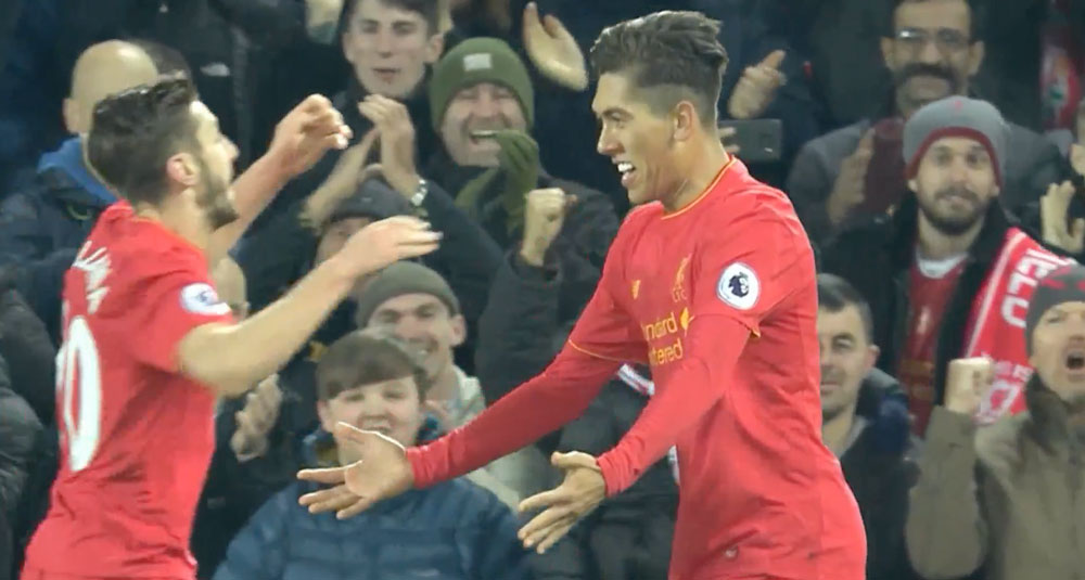 Liverpool 4-1 Stoke City: Reds reach 40 point mark with dominant ...