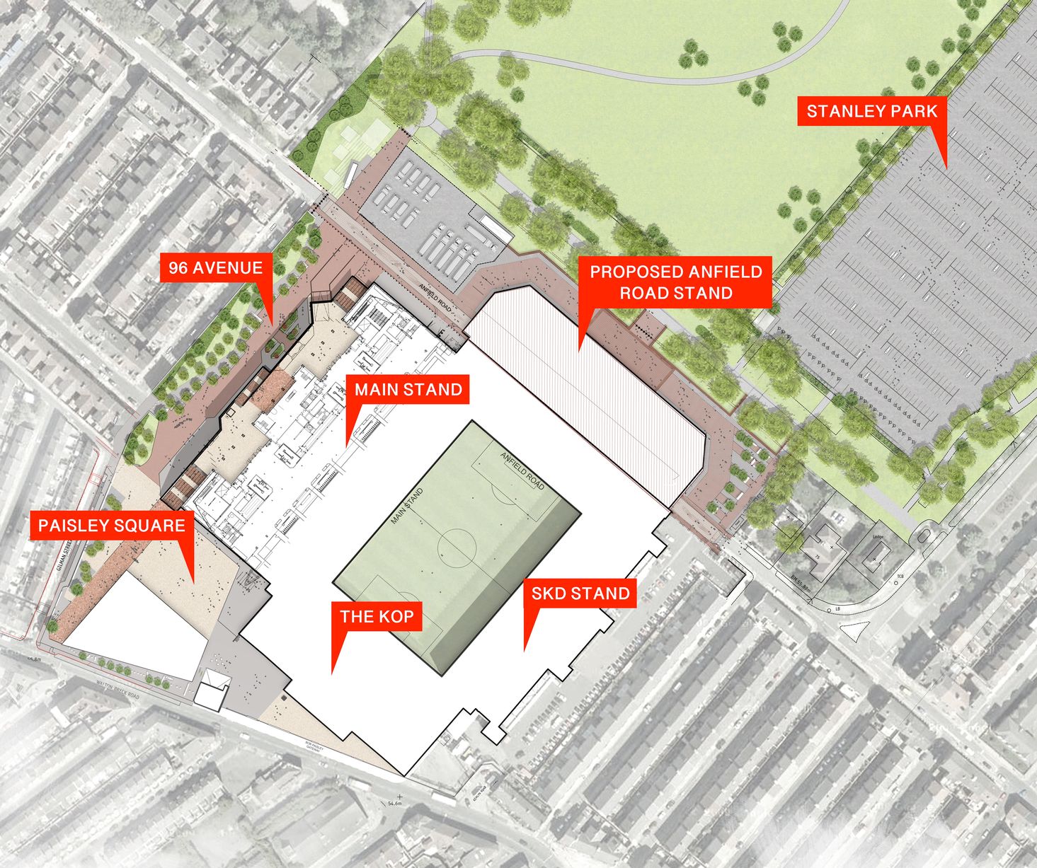 £60M Anfield Road expansion would see capacity raised to 61,000 ...