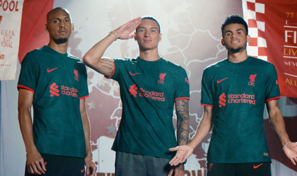 Liverpool release 2022-23 third kit - teal and red - Anfield Online